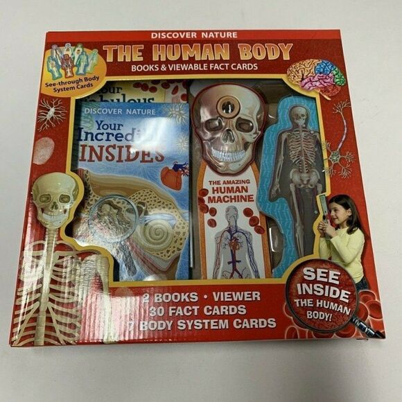 Toys | Thehuman Body Books Viewable Fact Cardsnew | Poshmark